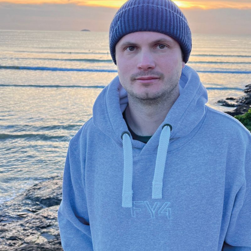 Ocean Explorer Stencil Hoodie - FY4 Nautical